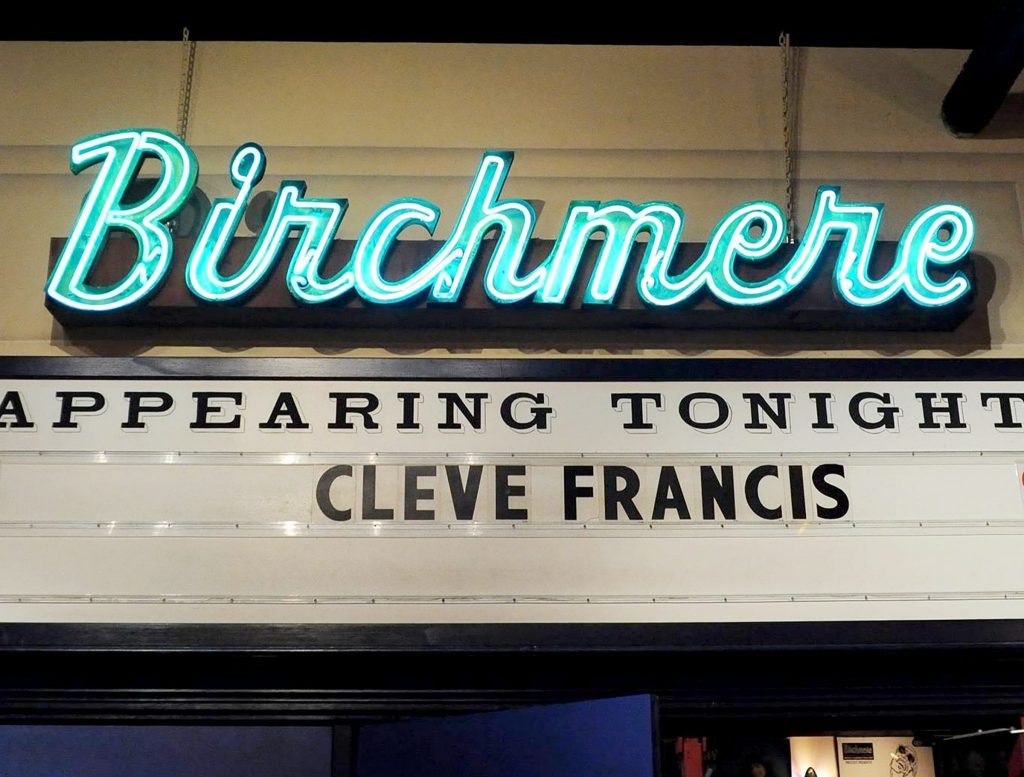 Cleve Francis Returns to the Birchmere April 27!