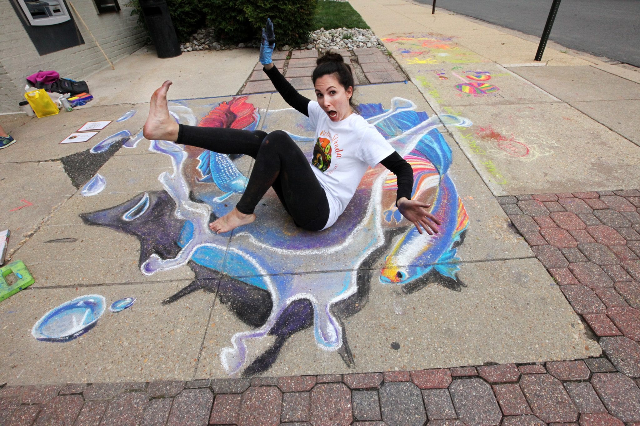 Photos: La Bella Strada Street Painting Festival in Del Ray VA!