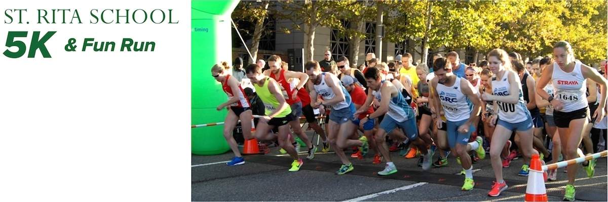 16th annual St. Rita 5K and Fun Run on Saturday, Nov. 16, 2019