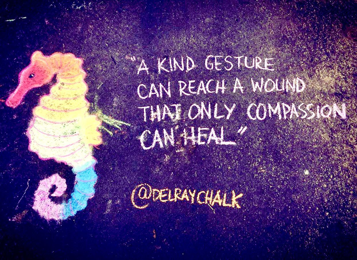 In Z Hood: Mystery Chalk Artist Inspiring Kindness in Alexandria - The ...