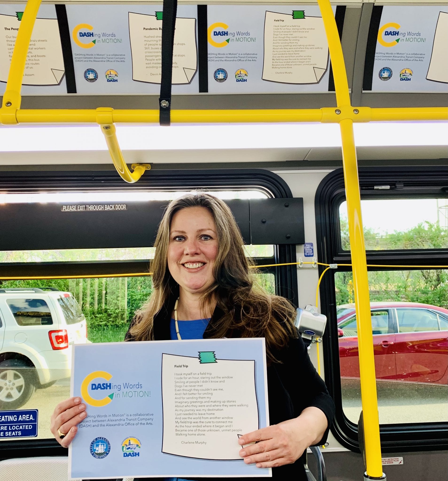 DASHing Words in Motion Poetry Bus Honors 10 Alexandria Poets, Poet ...