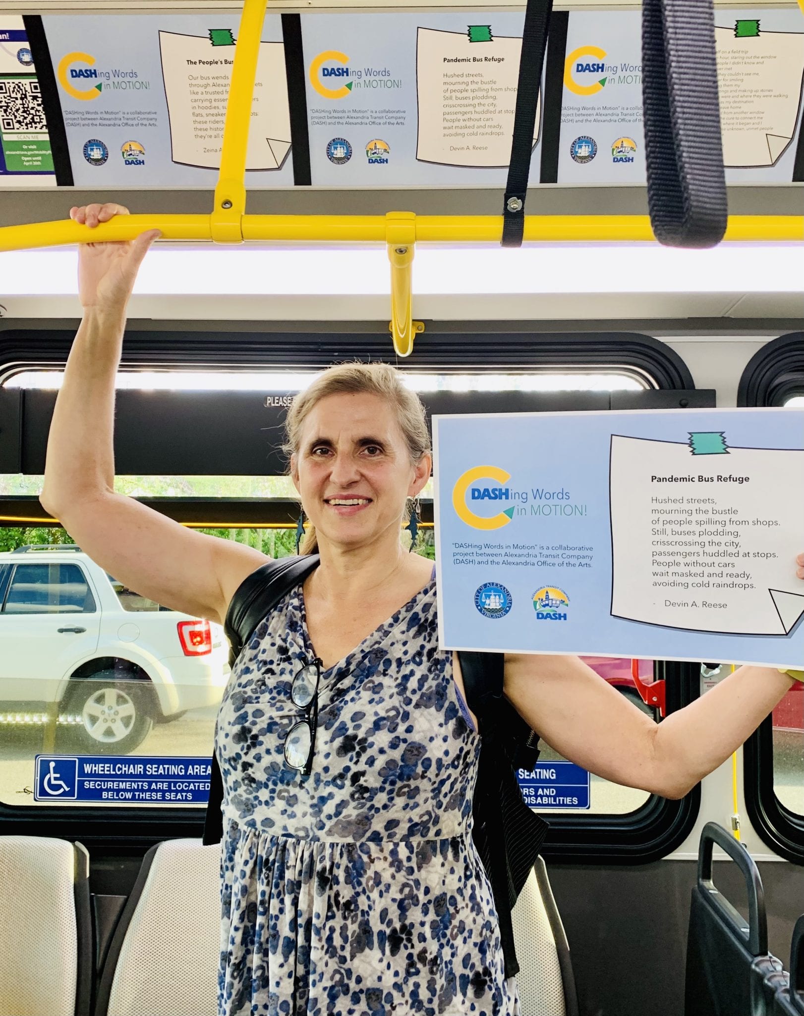 DASHing Words in Motion Poetry Bus Honors 10 Alexandria Poets, Poet ...