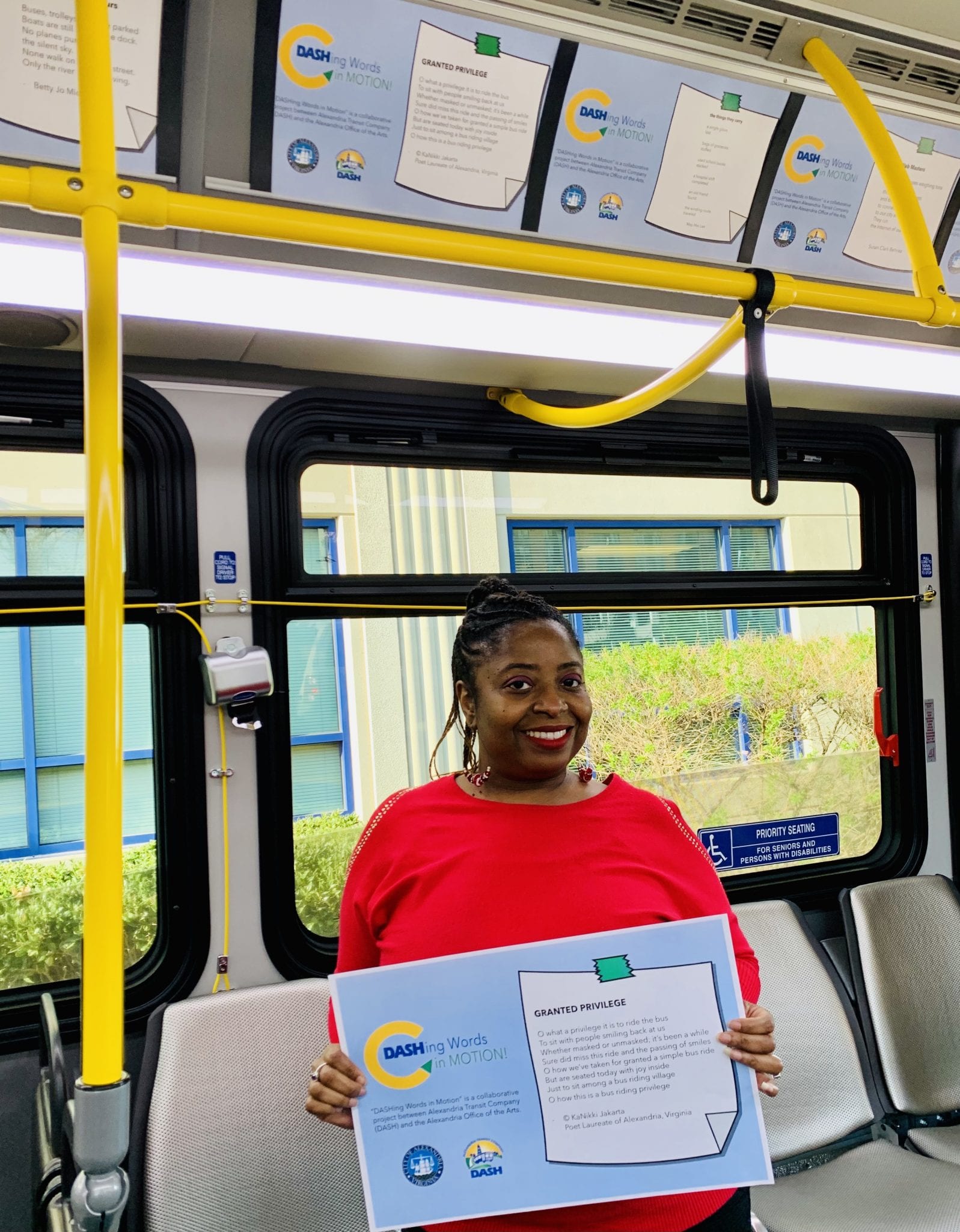 DASHing Words in Motion Poetry Bus Honors 10 Alexandria Poets, Poet ...