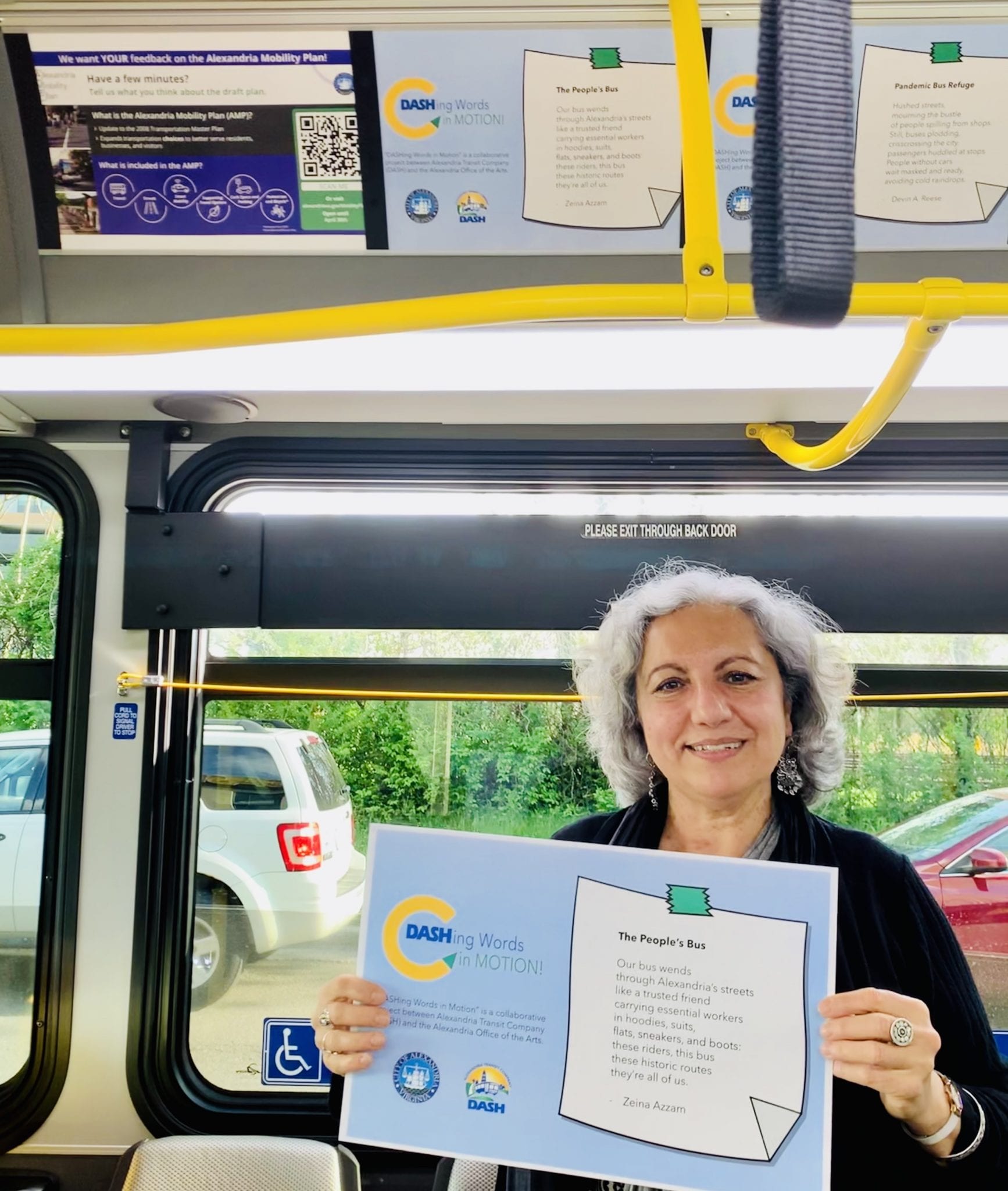 DASHing Words in Motion Poetry Bus Honors 10 Alexandria Poets, Poet ...
