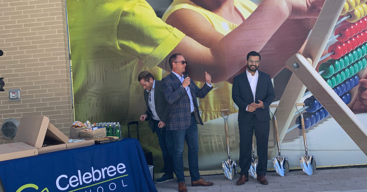 Celebree School Groundbreaking Ceremony for Welcome Center - The Zebra ...