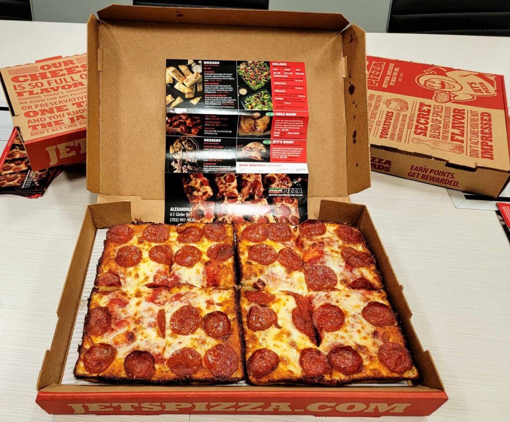 When you think pizza, think Jets' in Alexandria