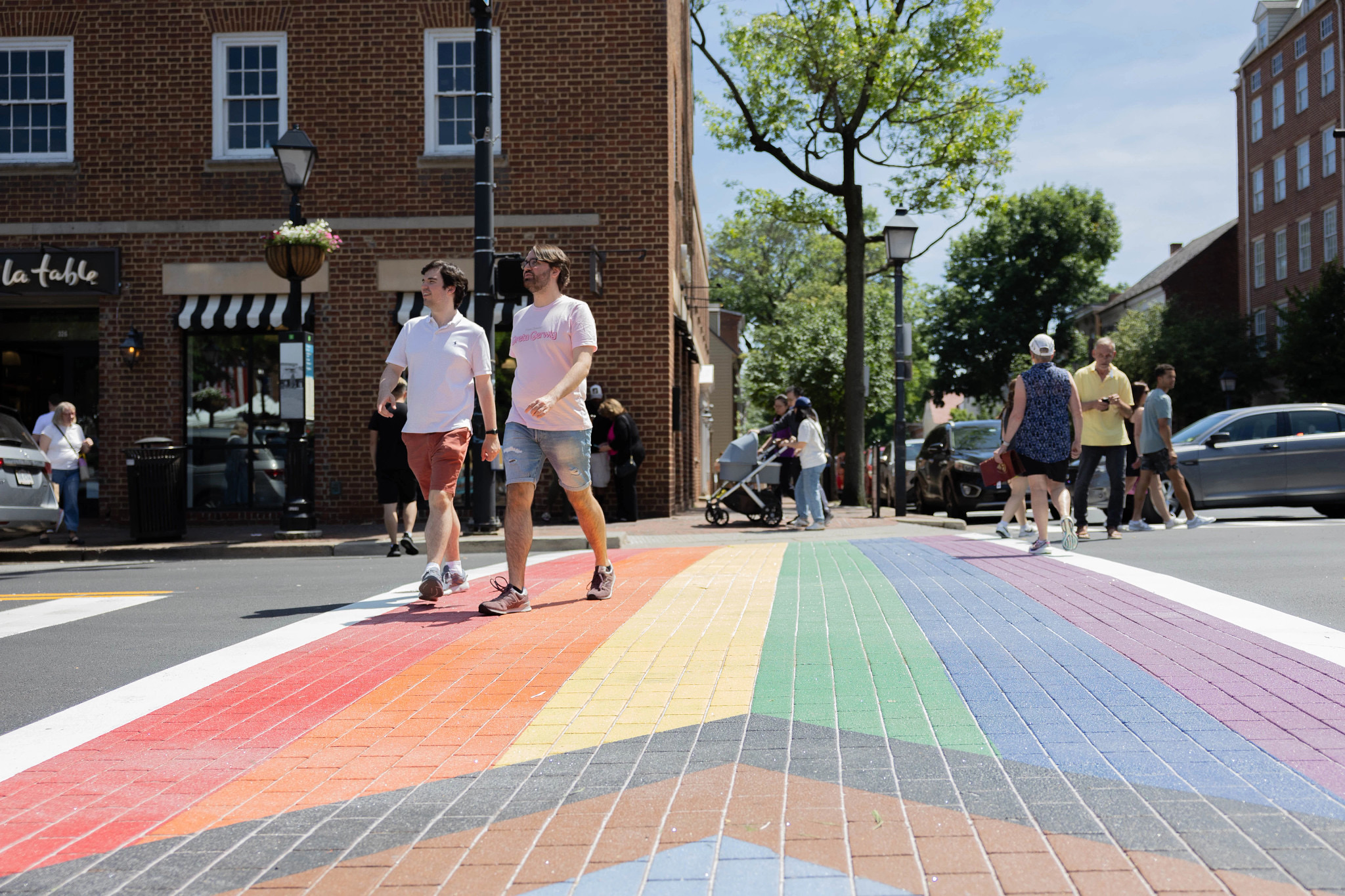 Rainbow Crosswalks in Alexandria Here to Stay