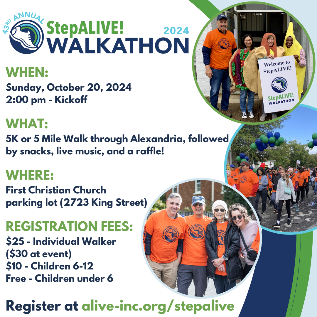 Register Now: StepALIVE! Walkathon Oct. 20