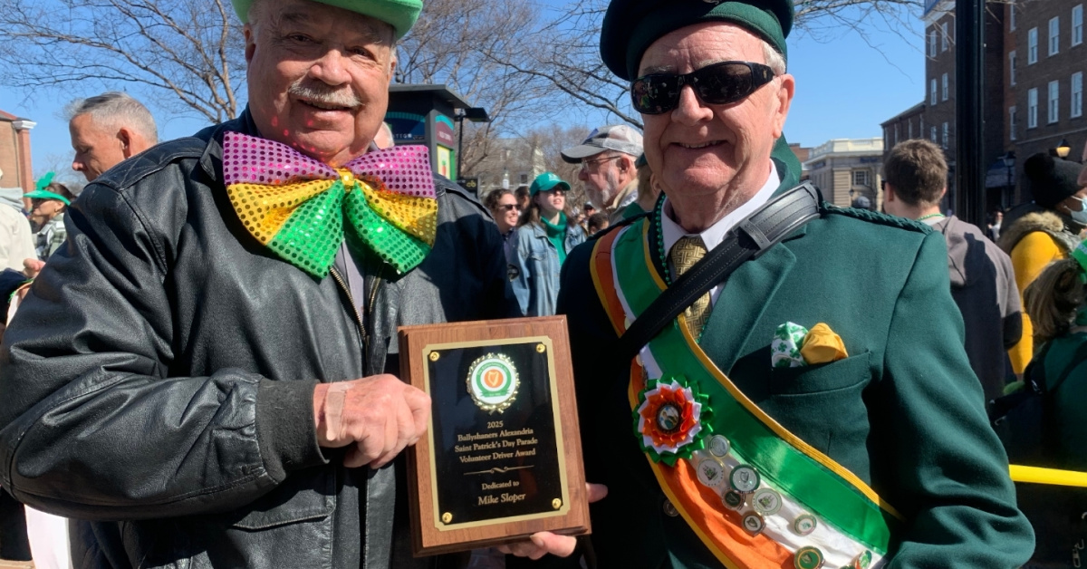 Ballyshaners Honor Mike Sloper for His Years of Service