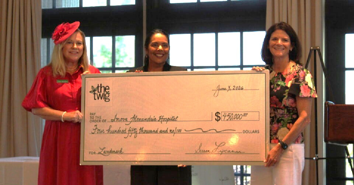 The Twig Donates $450,000 to Inova Alexandria Hospital, Launches New $2 ...