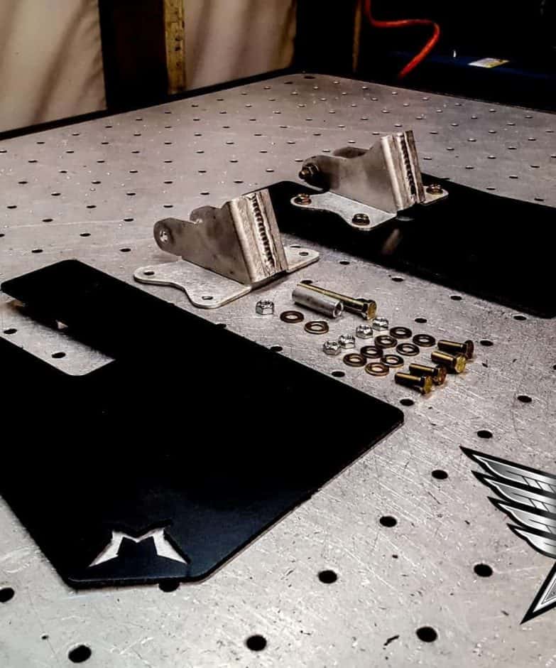 Madigan Motorsports Polaris RZR XP Mud Flaps, Trailing Arm