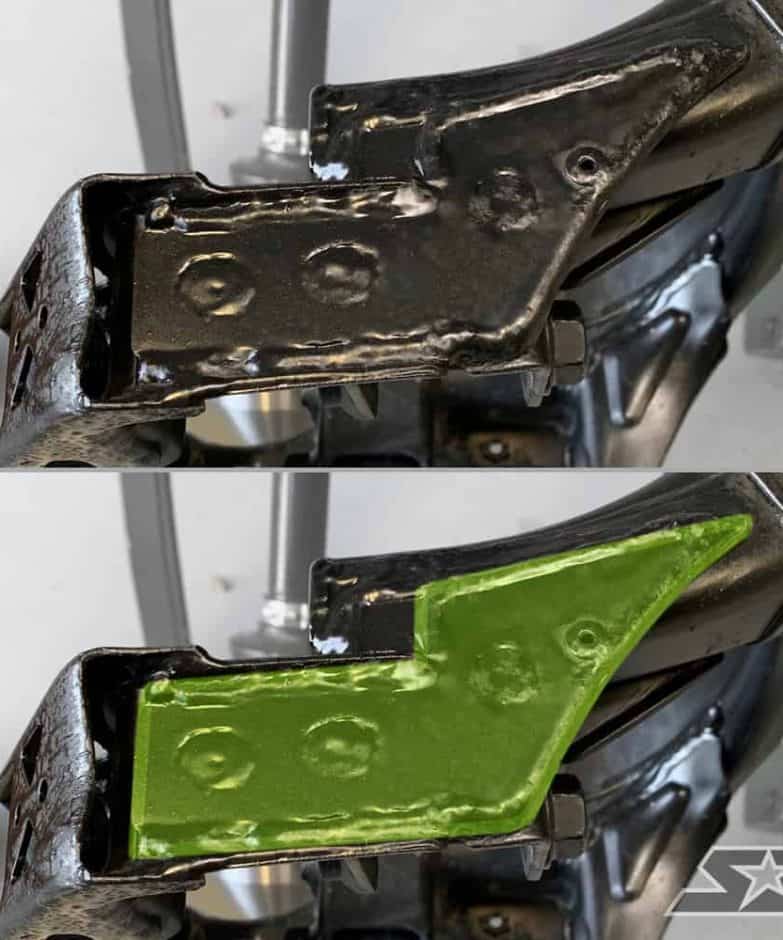 S3 Power Sports Can-Am Maverick X3 Trailing Arm Weld-In Gusset Kit