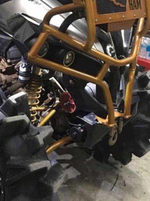 C-Fab Can-Am Renegade Radiator Relocate Bumper