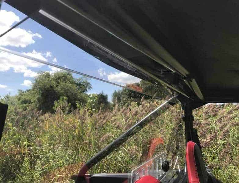 Extreme Metal Products Honda Talon Rear Window Dust Shield