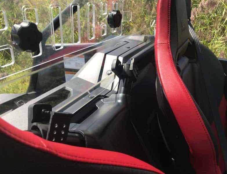 Extreme Metal Products Honda Talon Rear Window Dust Shield