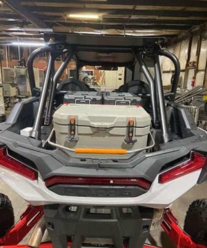 L&W Fab Polaris RZR XP Tool Box Mount, Milwaukee Series