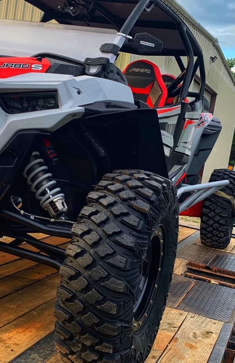 Polaris RZR XP 4 Turbo S Tree Kickers, Nerf Bars,