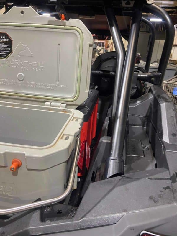 Polaris RZR XP Tool Box Mount, Milwaukee Series