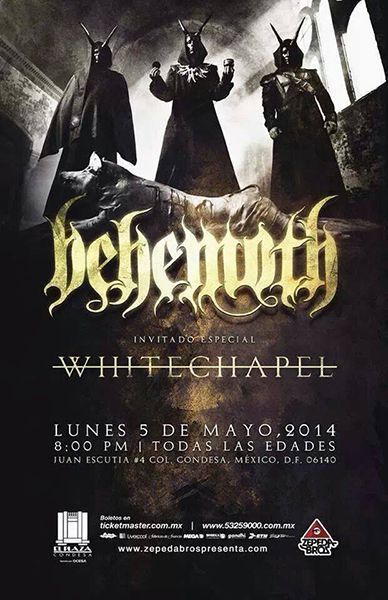 Behemoth en México | El Club Del Rock