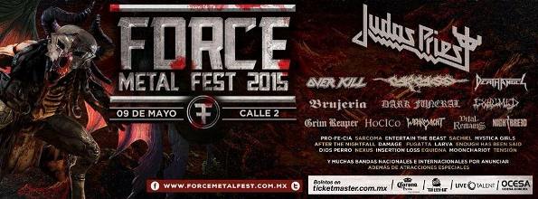 Judas Priest, Carcass, Overkill y más en el Force Metal Fest 2015 | El ...