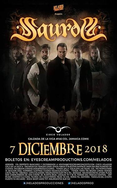 Saurom regresa a la Ciudad de México | El Club Del Rock