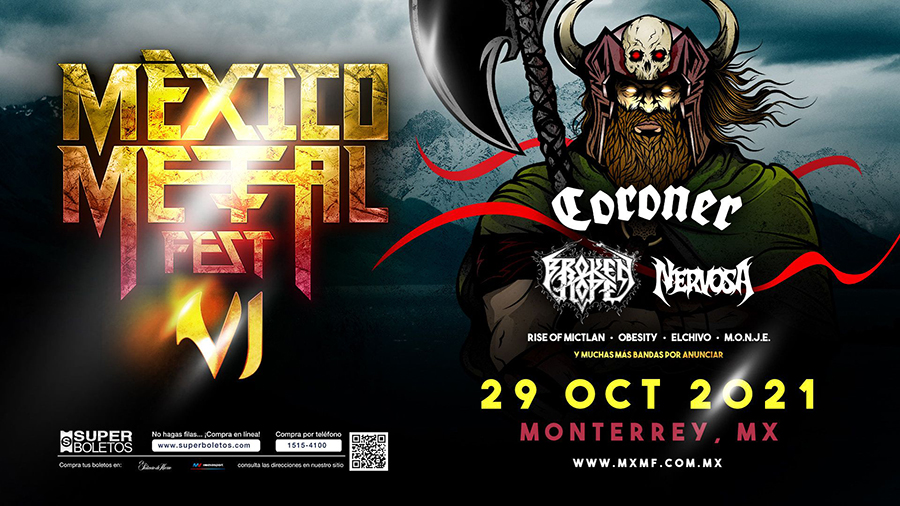 La VI edición del México Metal Fest se celebrará en octubre del 2021 ...