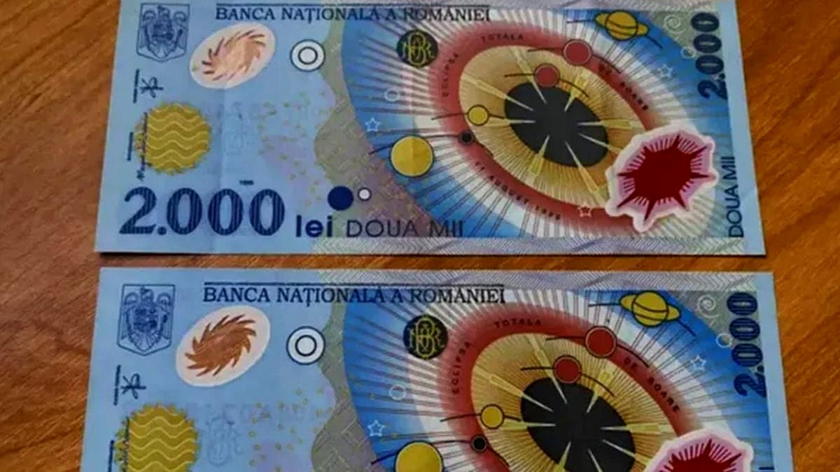 Descoperă valoarea unei bancnote rare: 2000 de lei cu eclipsa de soare ...