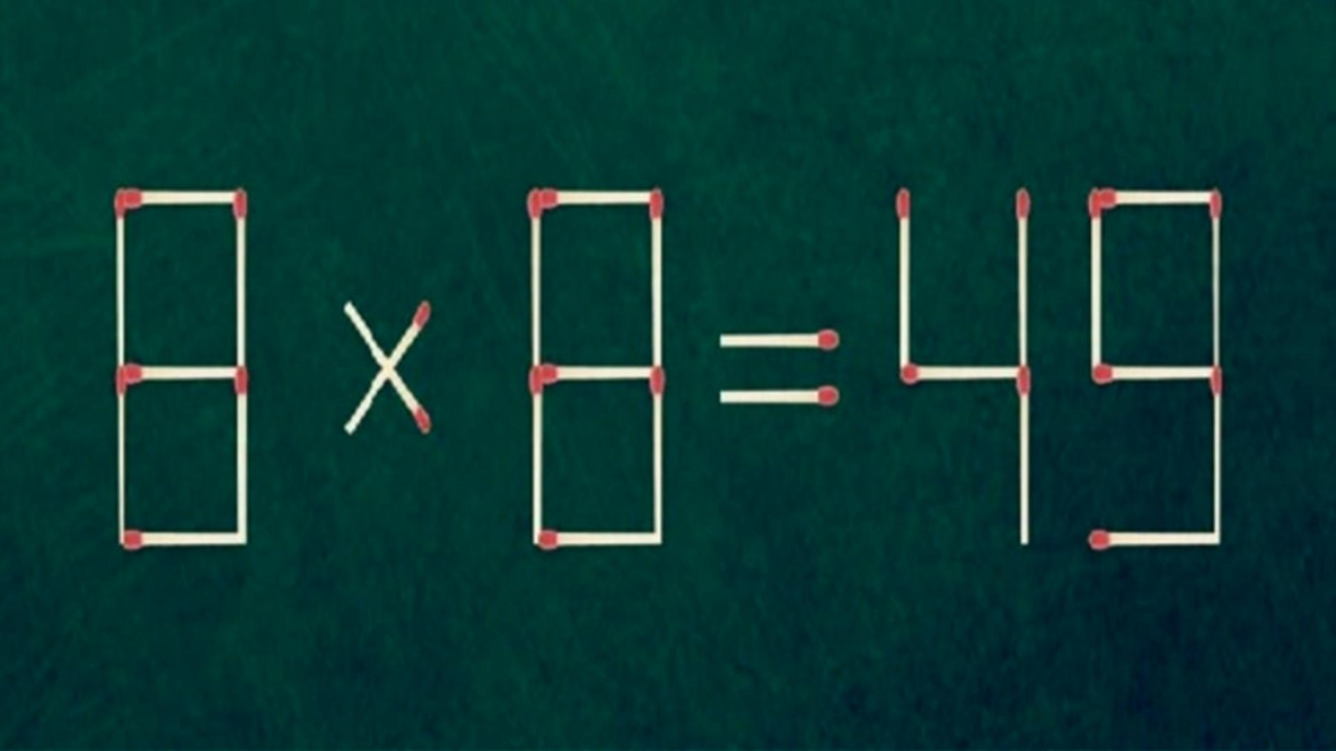 Test viral pentru genii! Rezolvă ecuația matematică prin mutarea unui ...