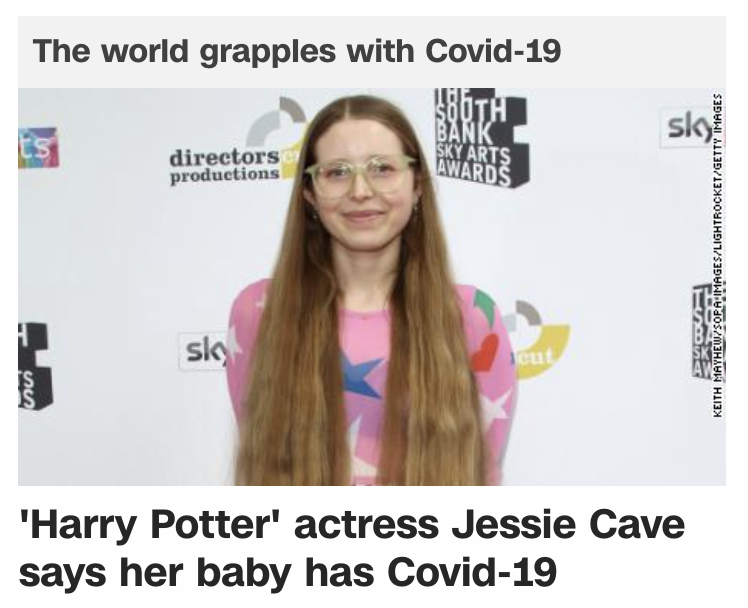 33 year old Harry Potter actress Jessie Cave reports her baby has ...