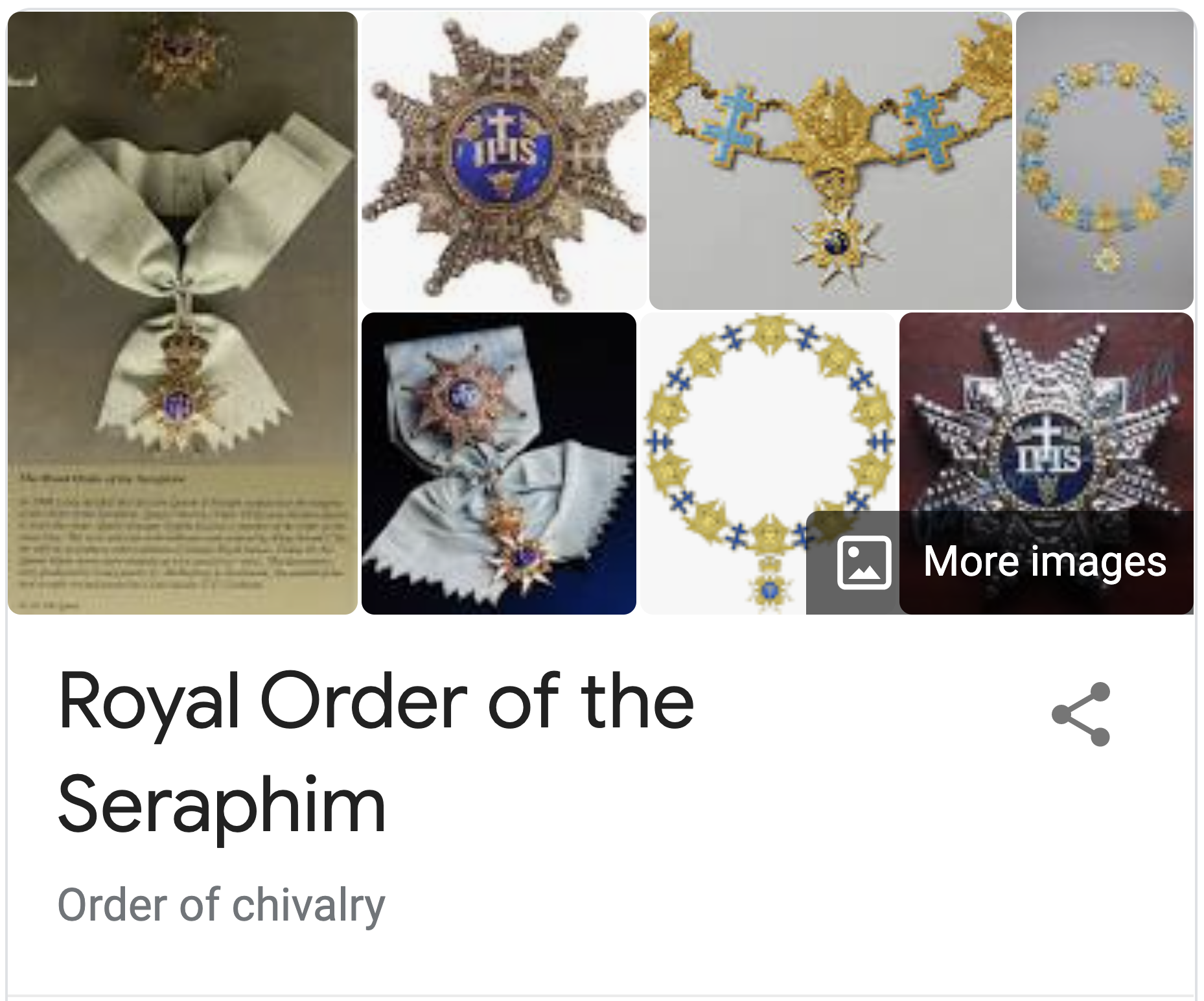 The Royal Order of the Seraphim's February 23, 1748 establishment ...