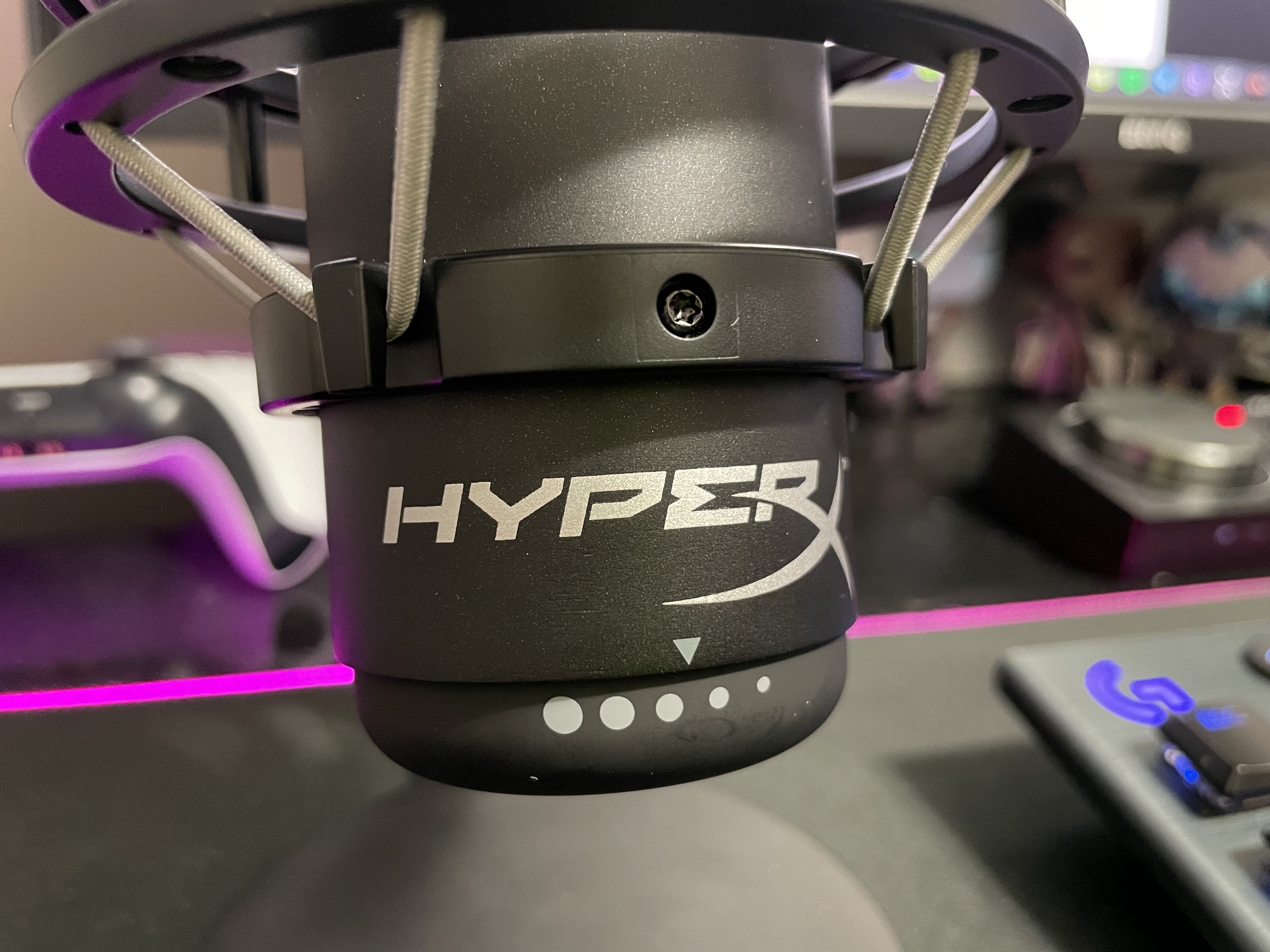 The HyperX QuadCast S Mic is what you need if you ever plan on ...