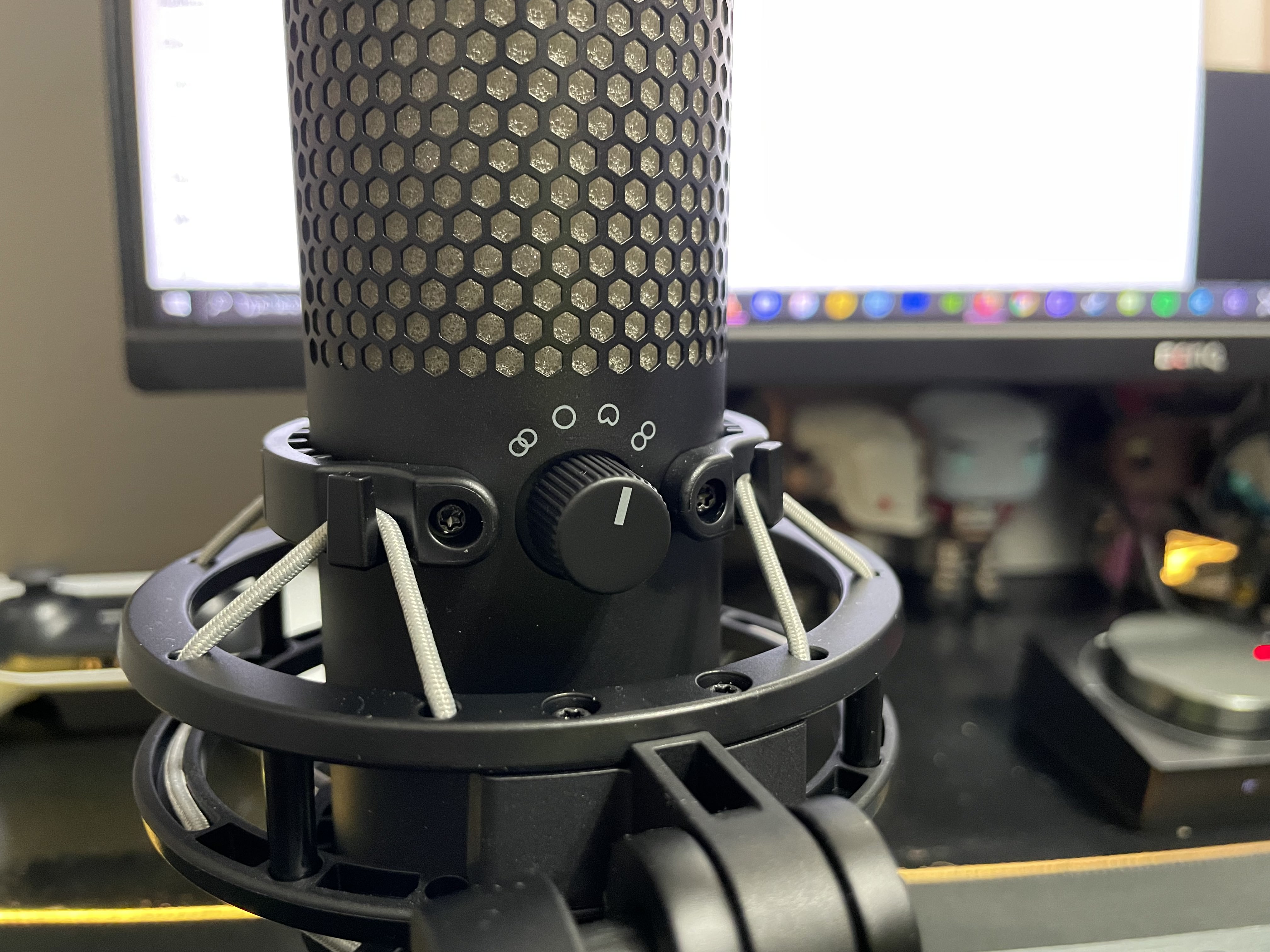 The HyperX QuadCast S Mic is what you need if you ever plan on ...