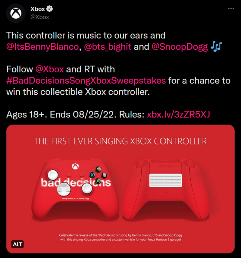 The FIRST EVER singing XBOX controller that YOU can win – G Style Magazine