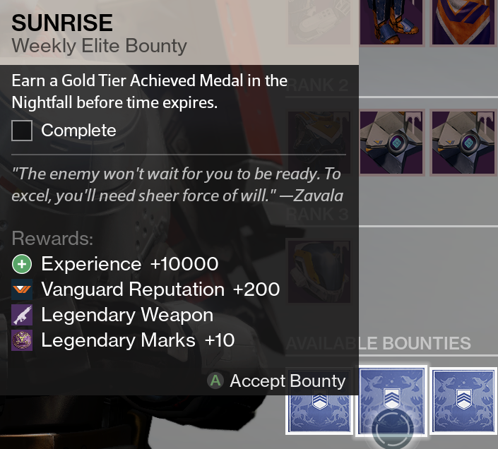 Guardian Services - (D1) Nightfall