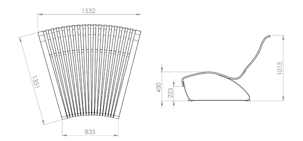 Nova C Lounge Concave 30 | IROCO