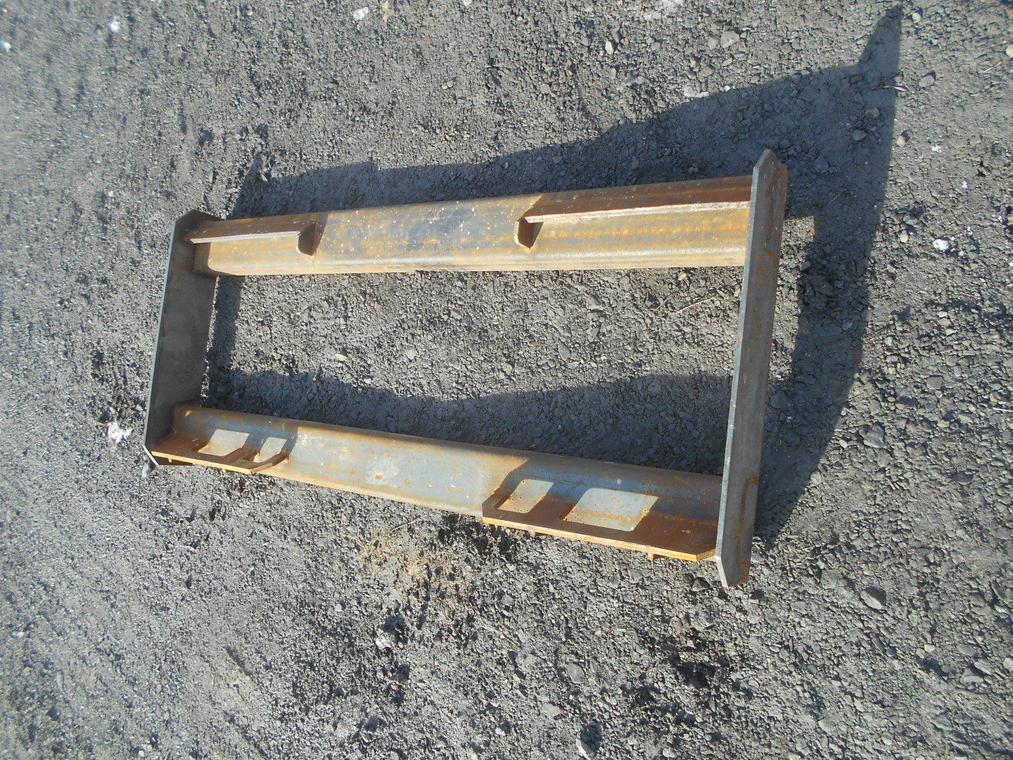 #7172 C Channel Skid Steer style Weld-on Plate $160.00 - JM Equipment