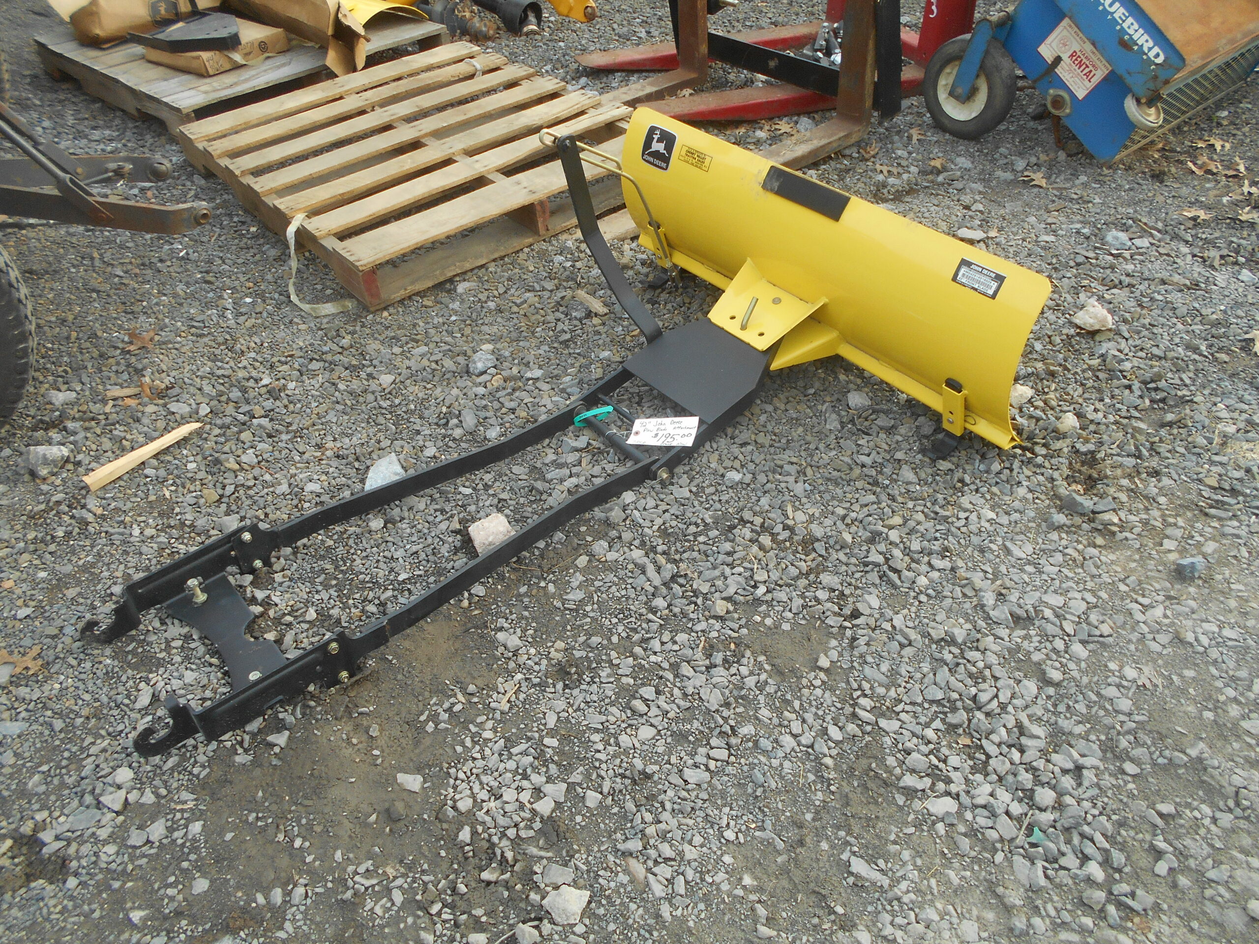 #7358 42" JD Snow Plow Blade $195.00 - JM Equipment