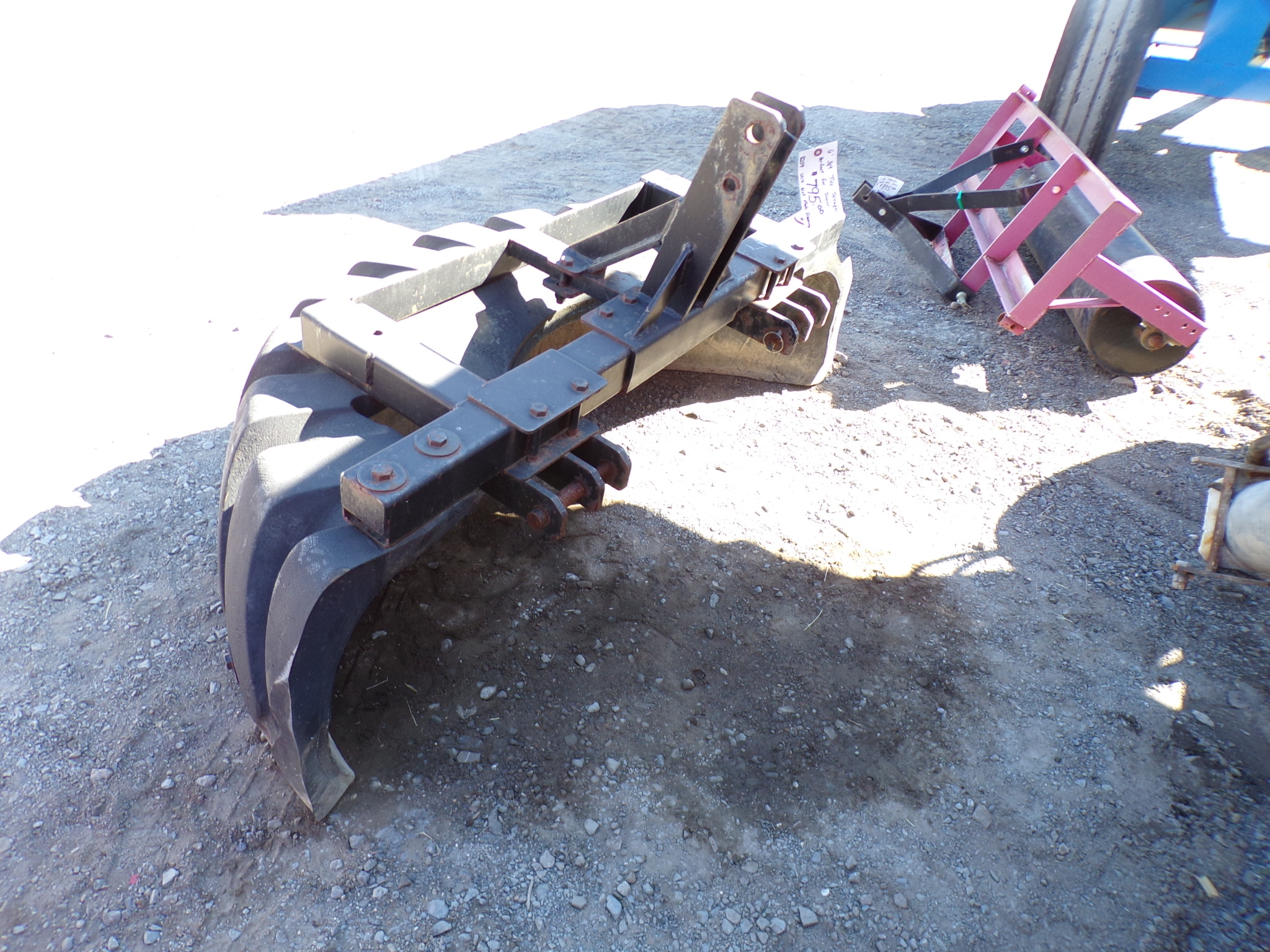 #8259 3pt Tire Scraper 6' $795.00 - JM Equipment