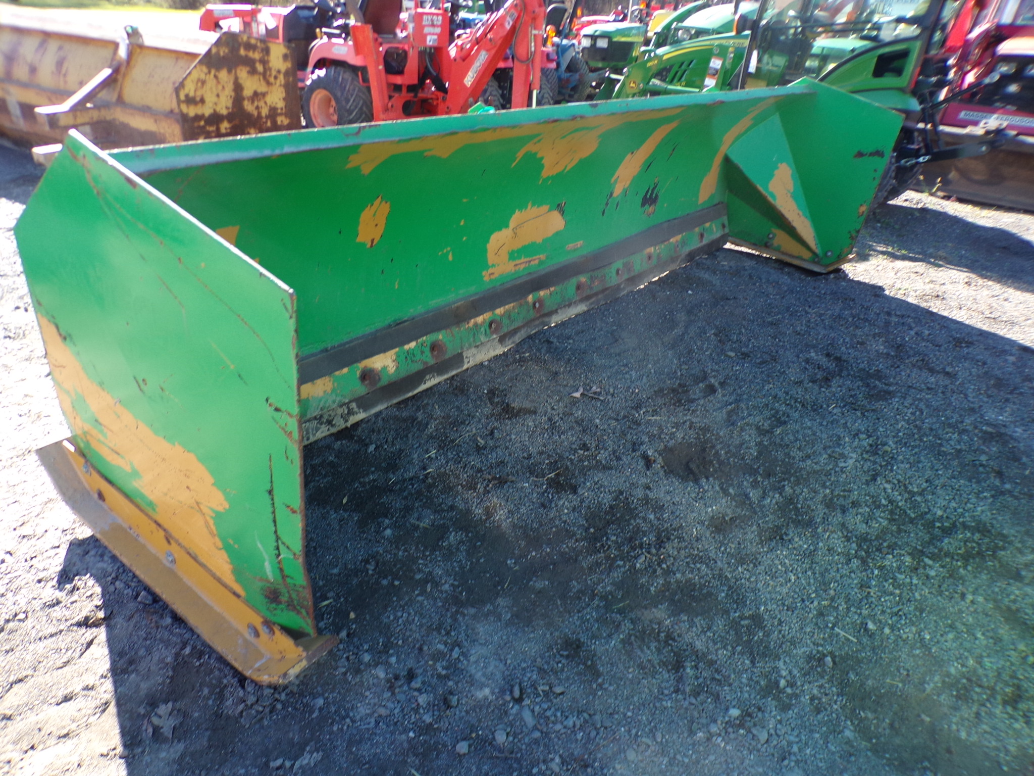 #8323 12' Pro Tech SP12B Bucket Mount Snowpusher $2600.00 - JM Equipment