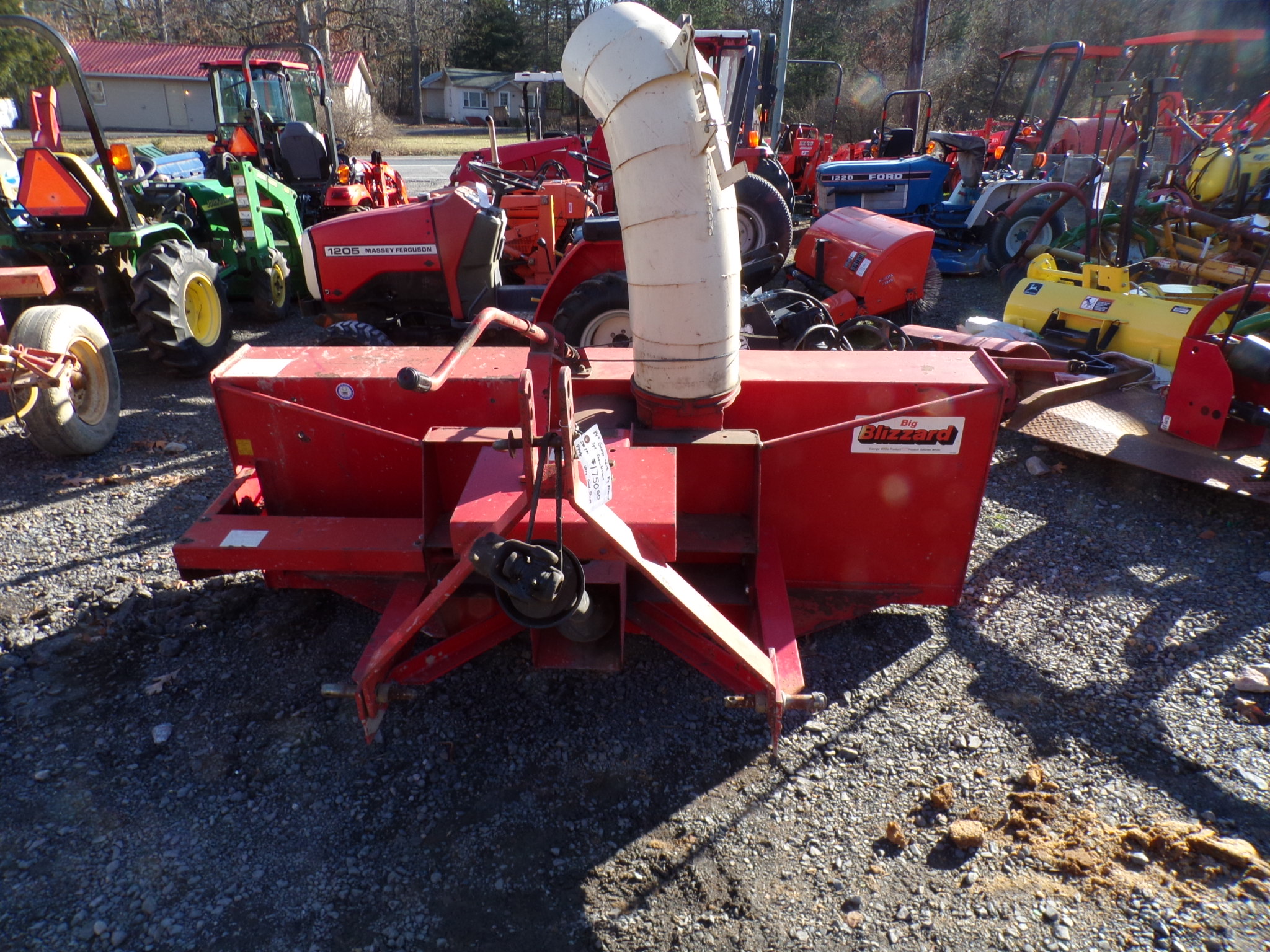 #8448 84" George White Big Blizzard 3pt Snowblower $1750.00 - JM Equipment