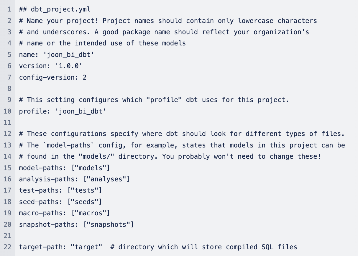 Building A Dbt Project From Scratch Joon 3855