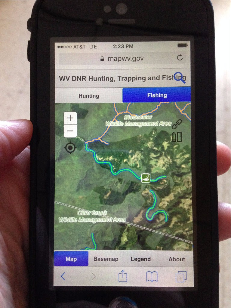 Redesigned interactive hunting and fishing map of West Virginia ...