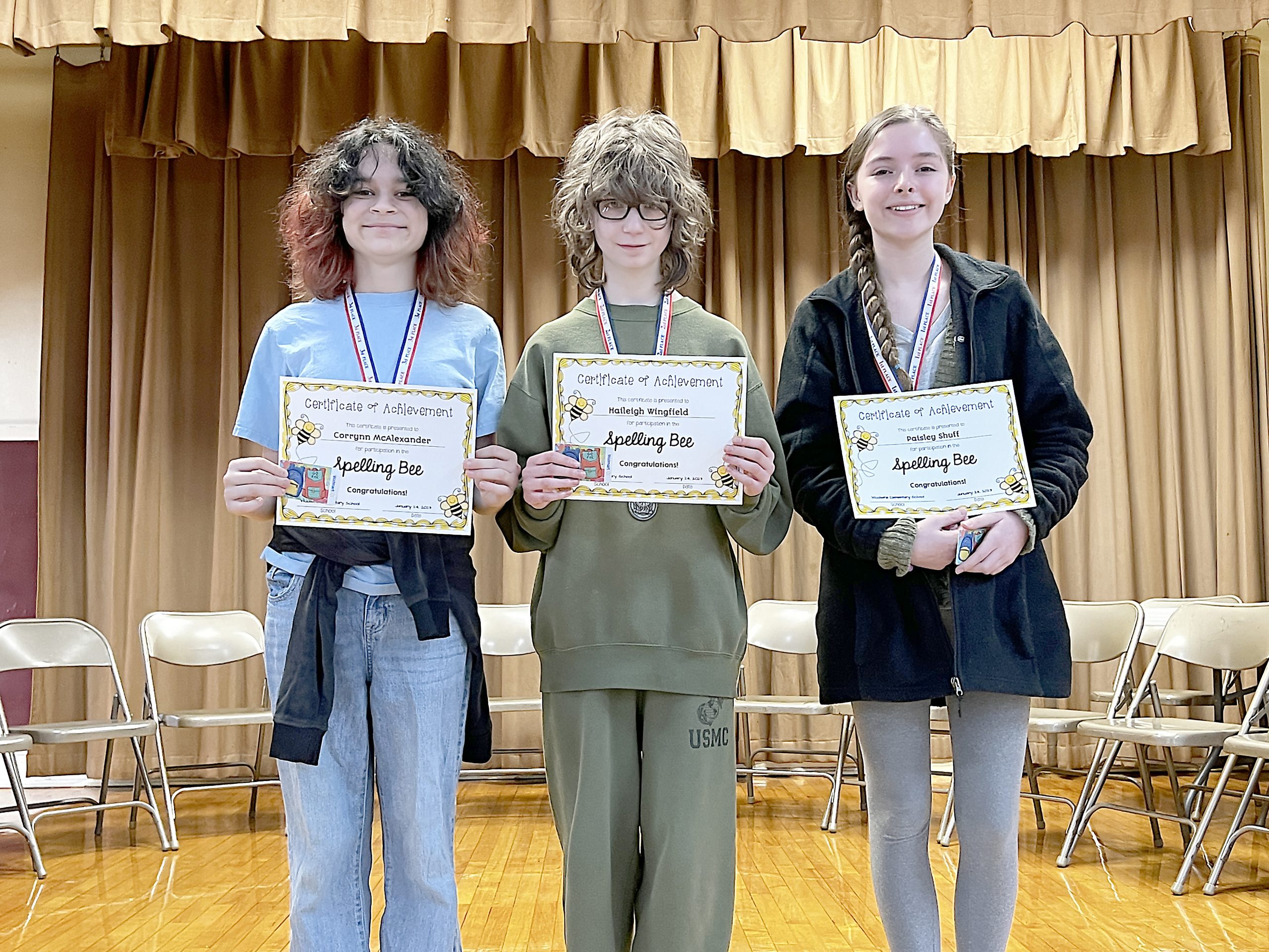 Shuff wins spelling contest at WES – The Enterprise