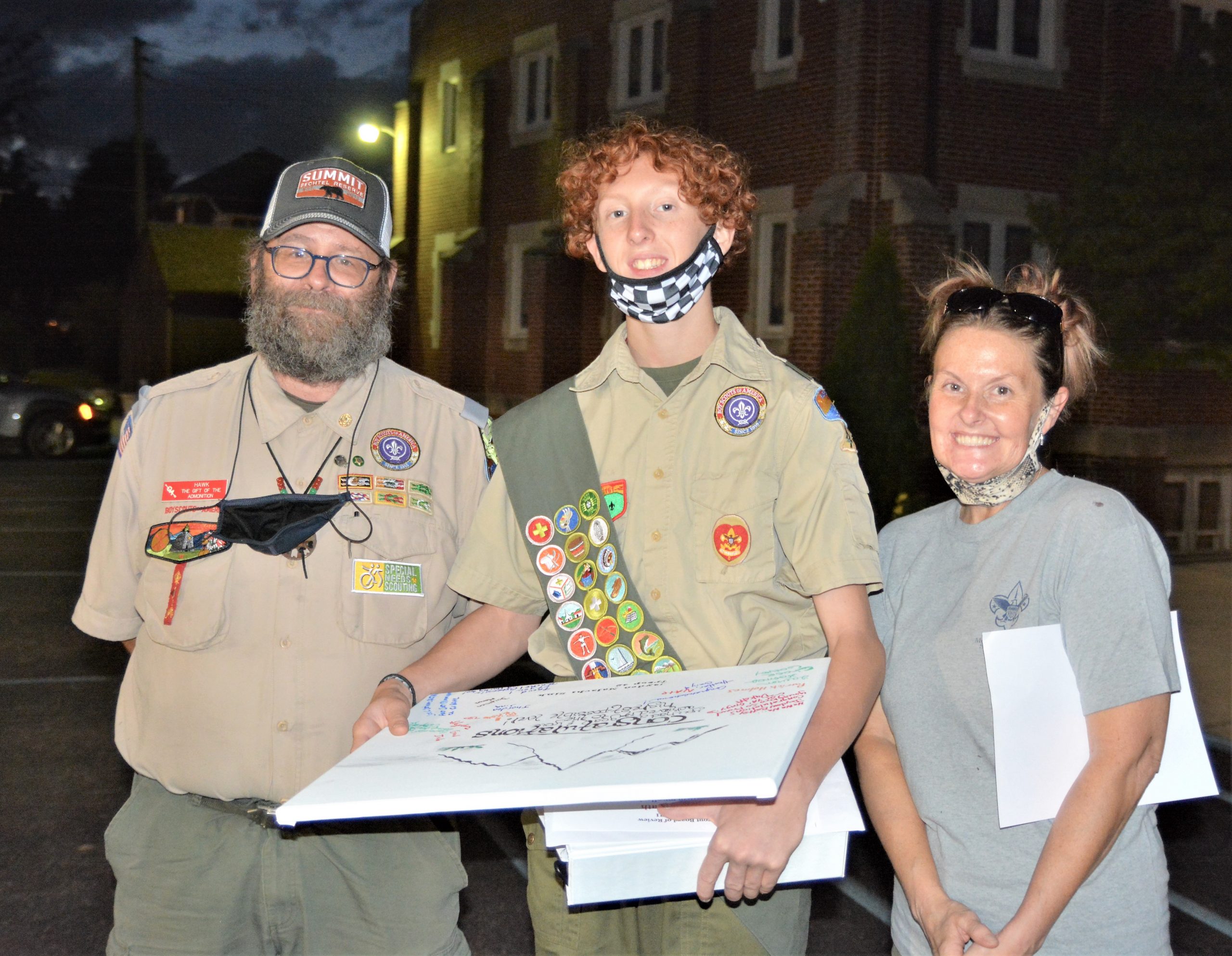 Sink Attains Rank Of Eagle Scout Vinton Messenger