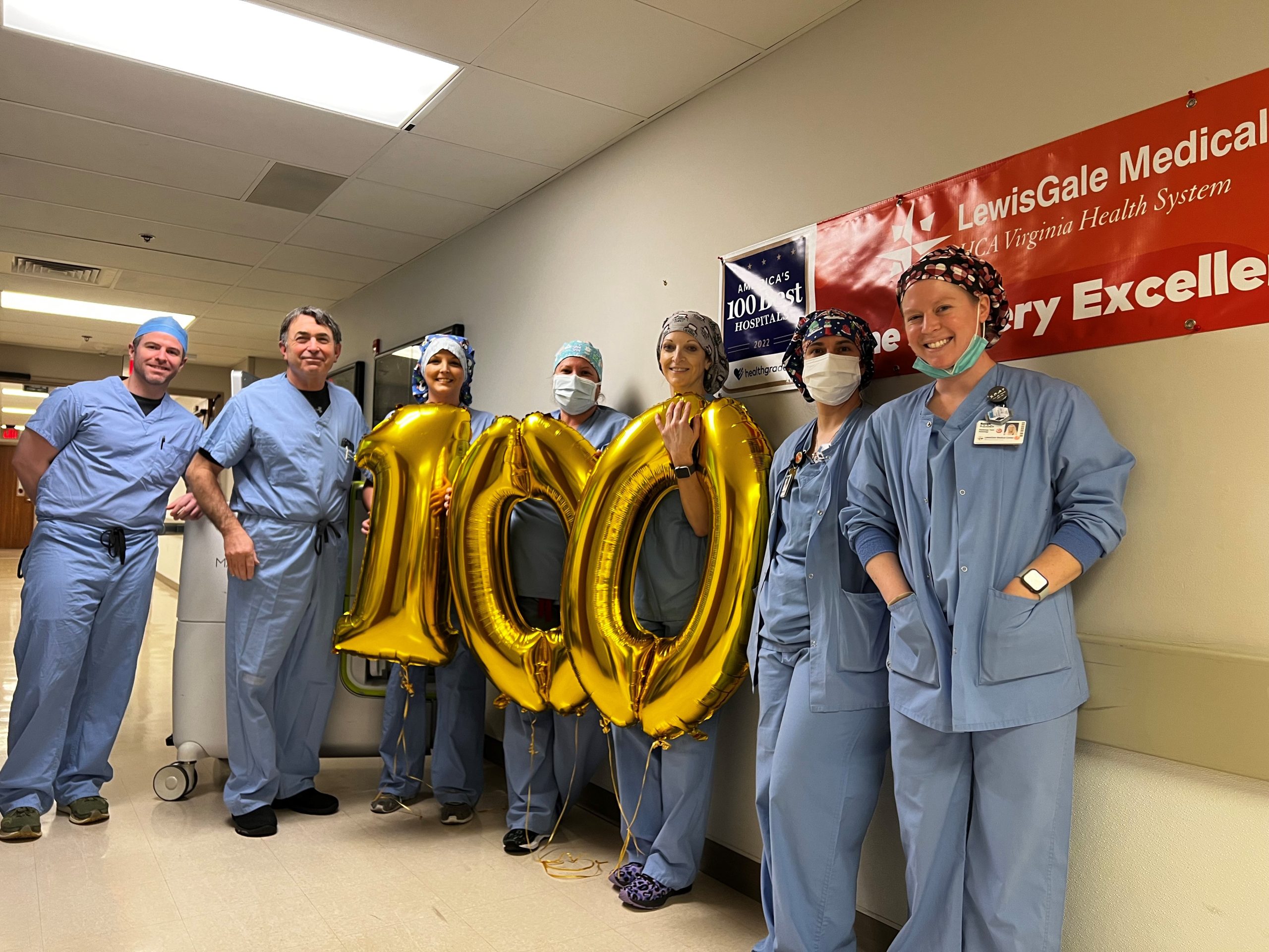 100th Robotic Assisted Spine Surgery Completed At Lewisgale Salem