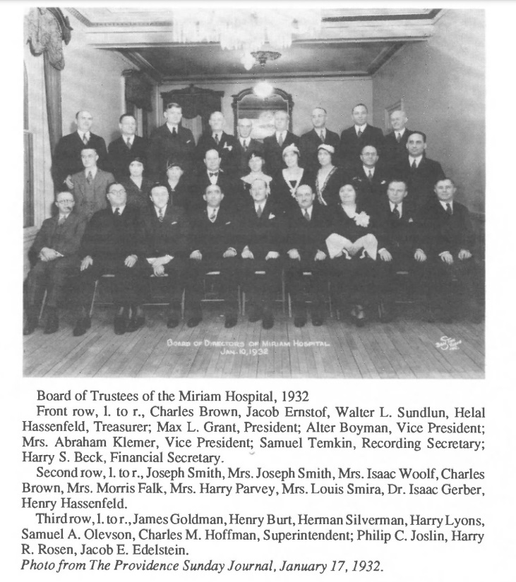 “The Miriam Hospital: 65 years of Caring.” – Rhode Island History Navigator