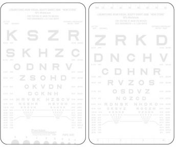 Rosenbaum Pocket Vision Screening Card - Precision Vision