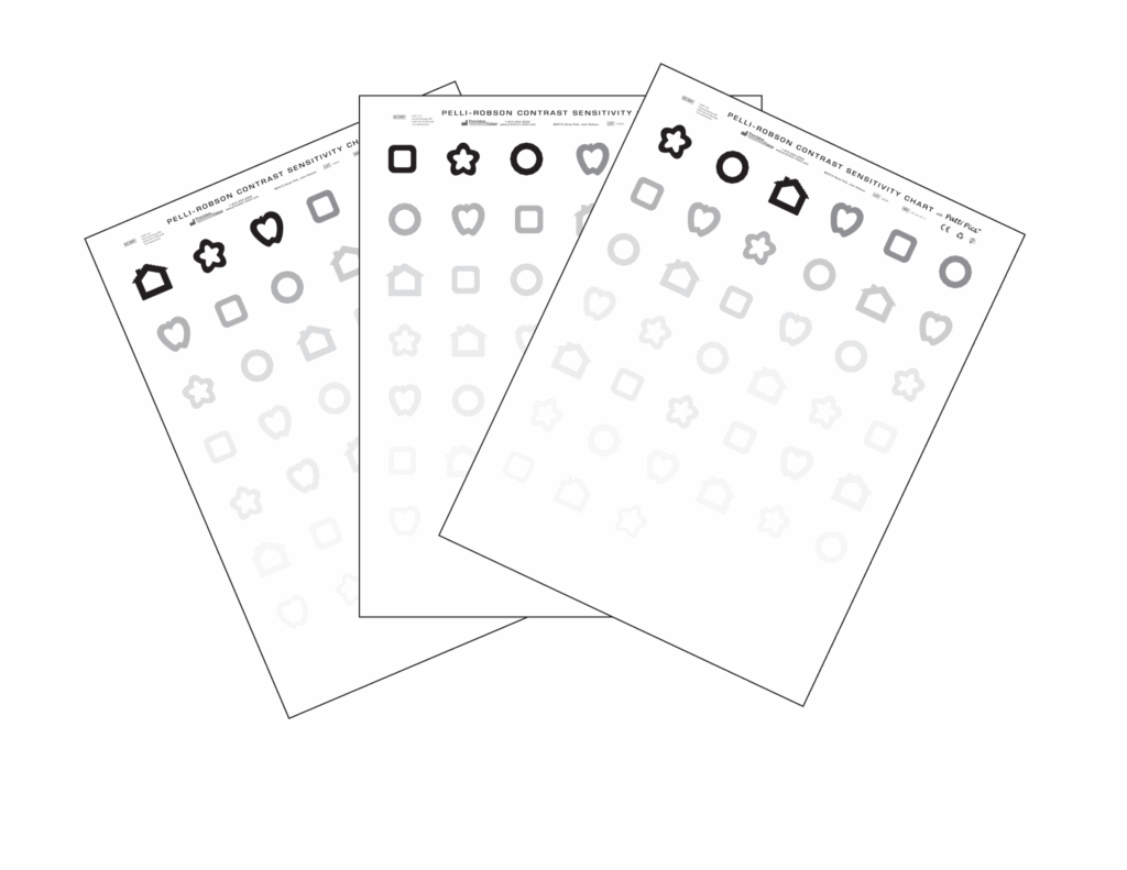 Pelli Robson Contrast Sensitivity Test for Near Distance - Precision Vision