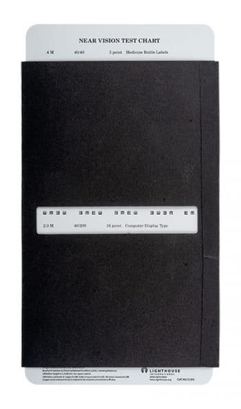 Lighthouse North Carolina Reading Acuity card LH 9256 - Precision Vision
