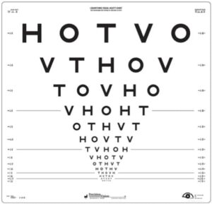 HOTV Series ETDRS (Chart 1) - ETDRS Charts - Precision Vision